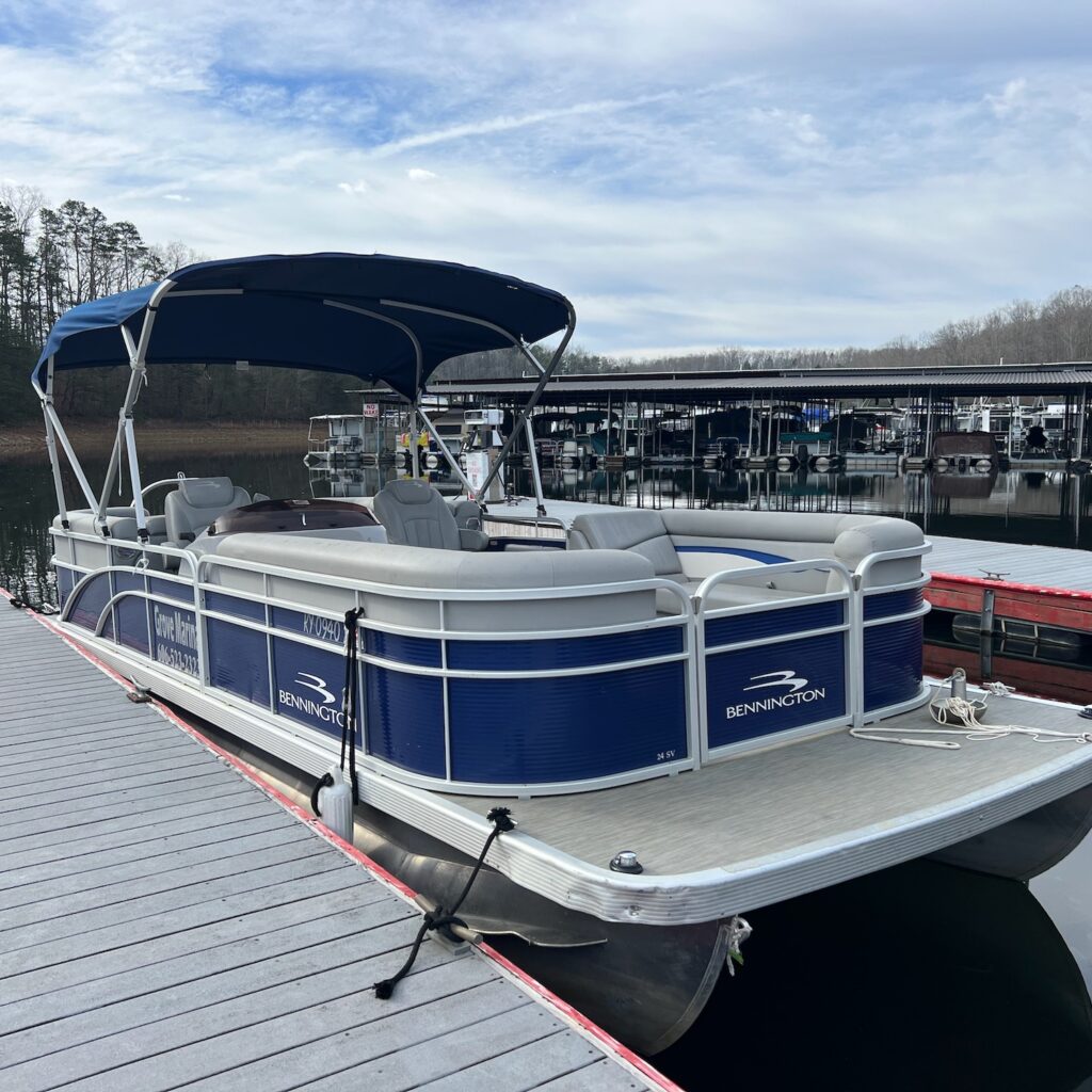 #7 Bennington Pontoon – Grove Marina